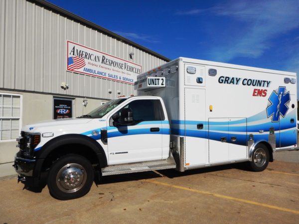 2018 Gray County EMS Custom Ford Ambulance - American Response Vehicles