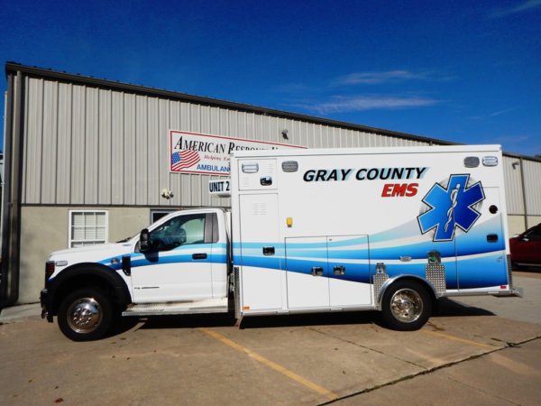 2018 Gray County EMS Custom Ford Ambulance - American Response Vehicles