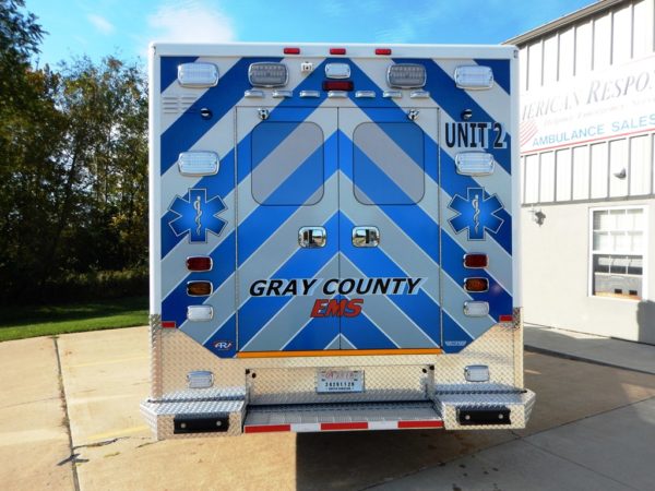 2018 Gray County EMS Custom Ford Ambulance - American Response Vehicles