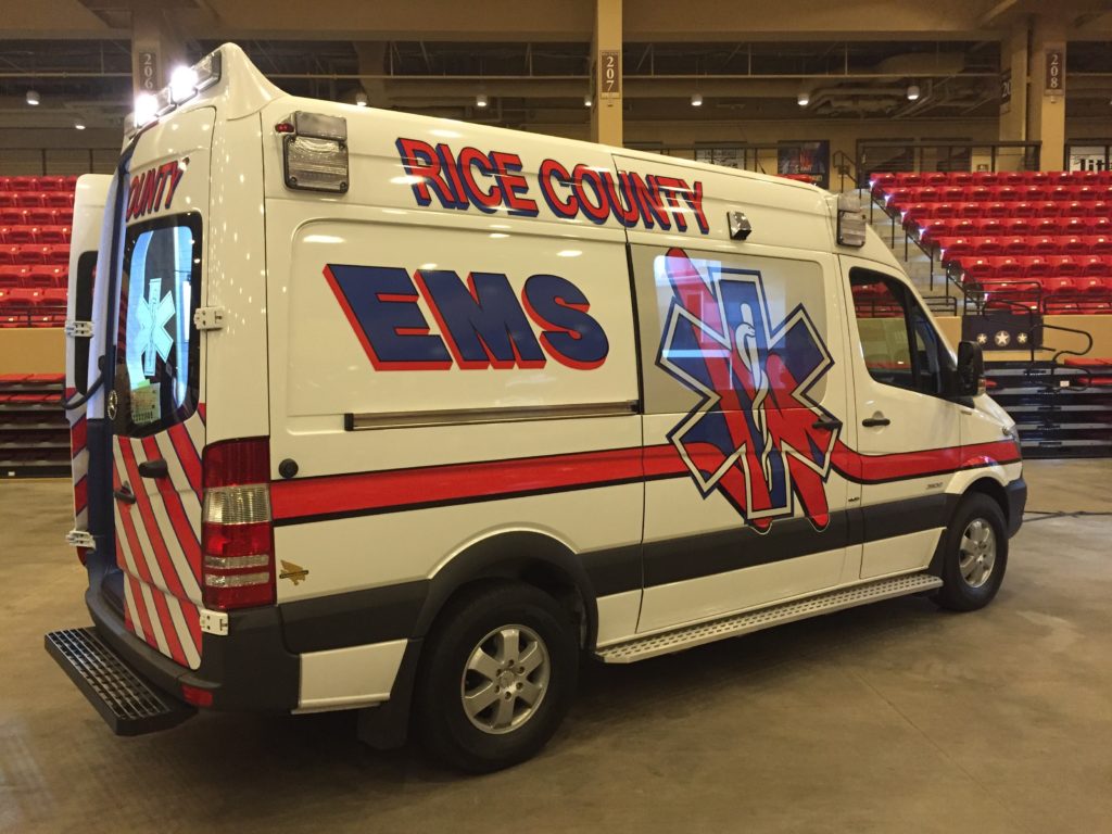 2016 Rice County EMS Custom Mercedes Ambulance - American Response Vehicles