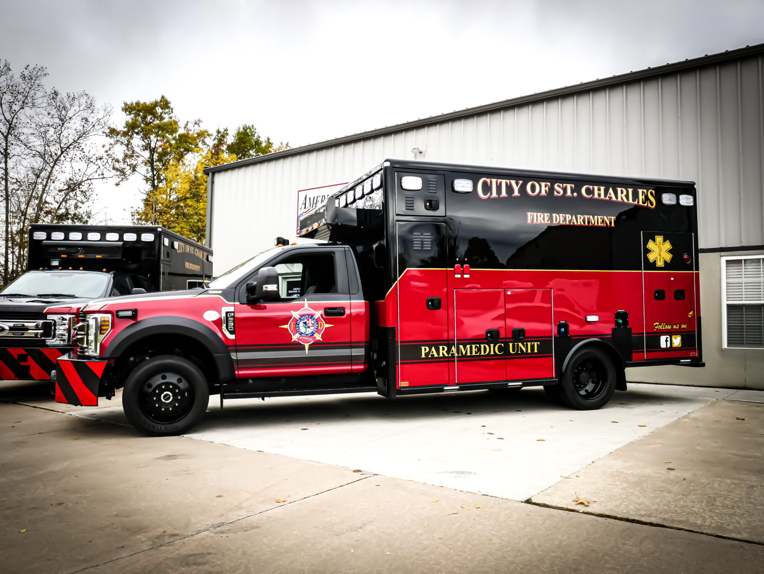 2018 City of St. Charles Fire Department Custom Ford Ambulance ...