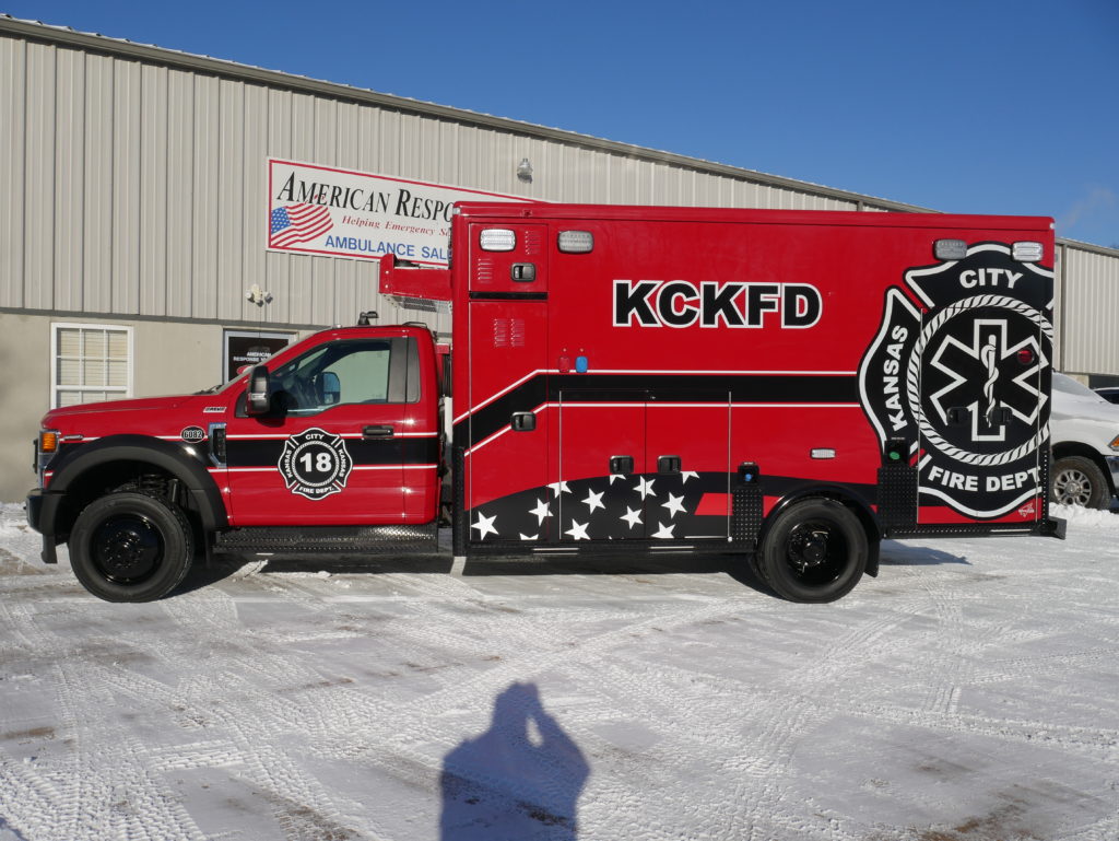 2020 KCKFD AEV Remount Type I Custom Ford Ambulance - American Response ...