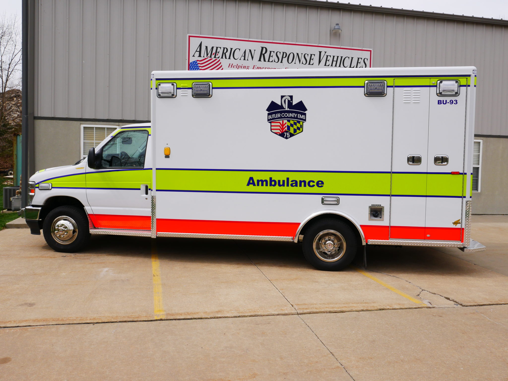 2021 AEV Butler County EMS Infection Control Unit Ford Type III Custom ...