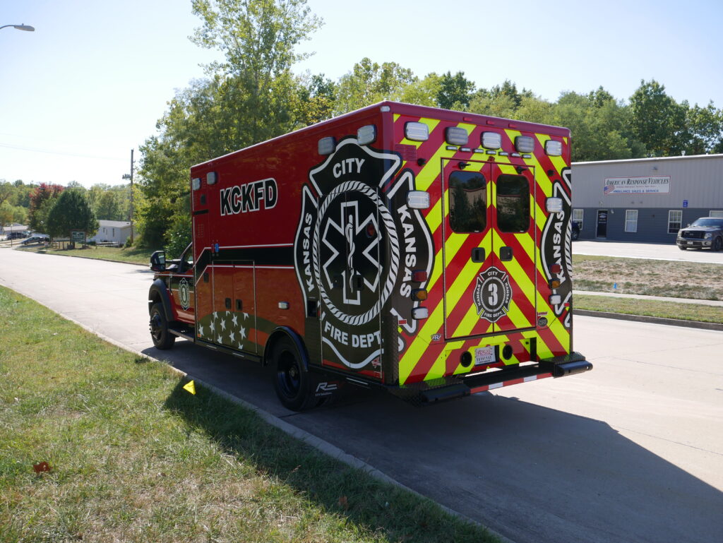 2022 KCKFD AEV Traumahawk X-Series LTD Remounted Custom Ford F-550 Type I Ambulance - American ...