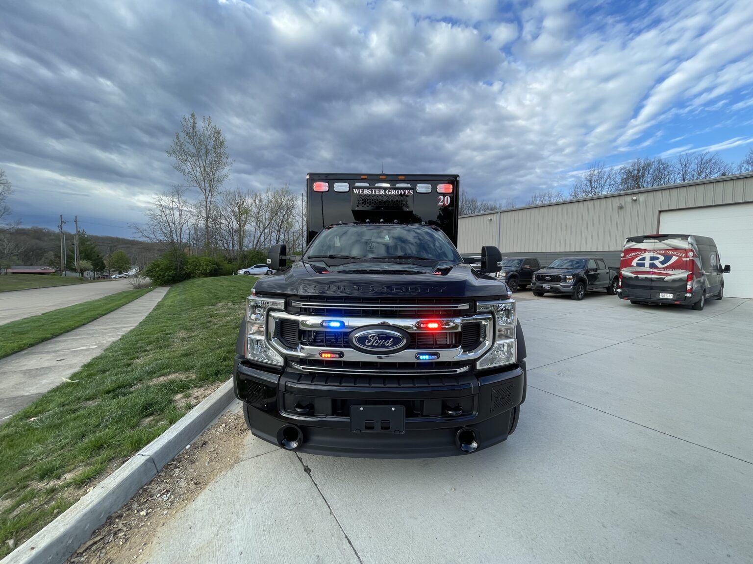 2022 Webster Grove Fire Department Ford Type I AEV Traumahawk Custom Ambulance - American ...
