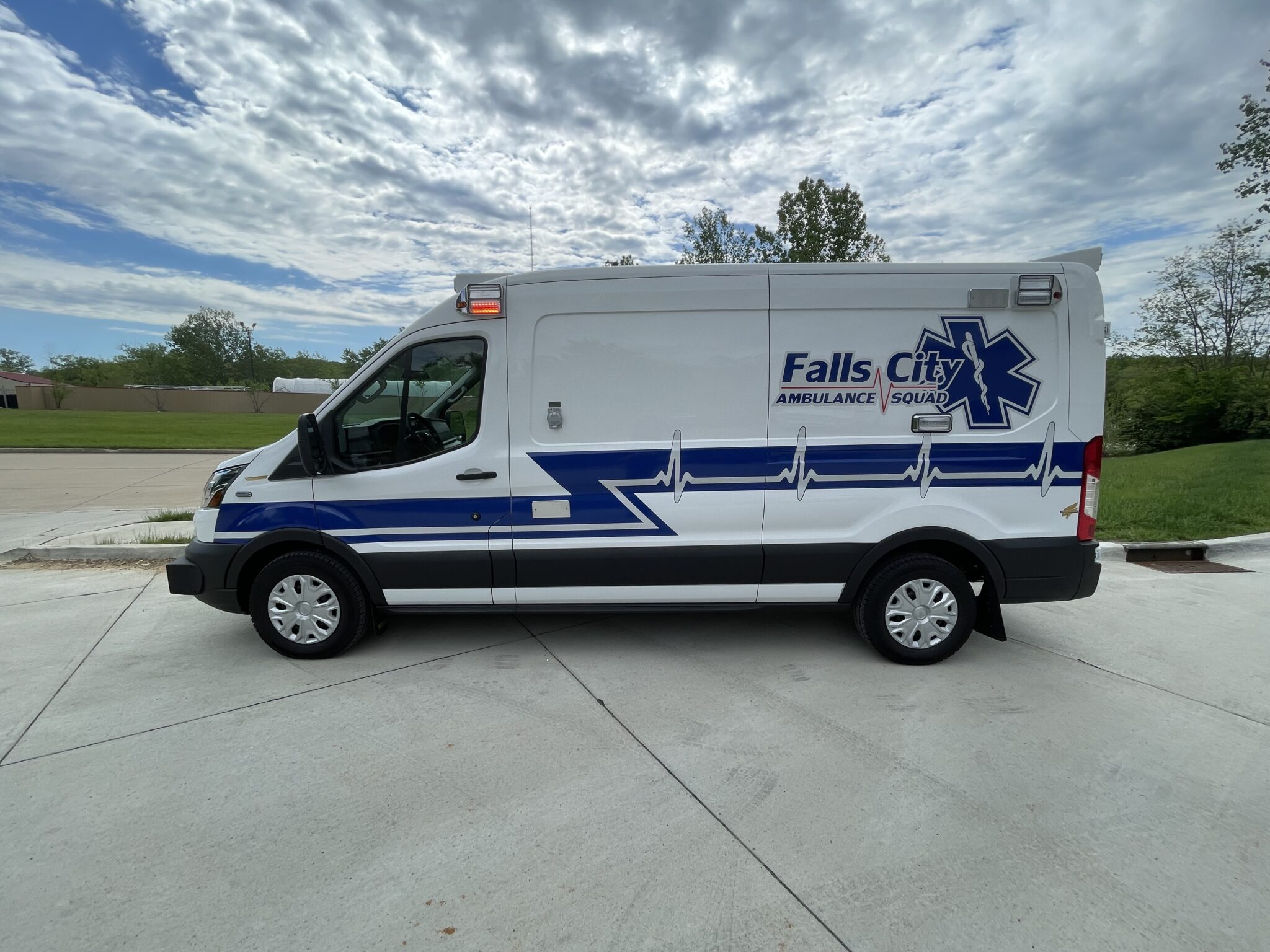2023 Falls City Volunteer Ambulance Ford Type II AEV Custom Ambulance ...