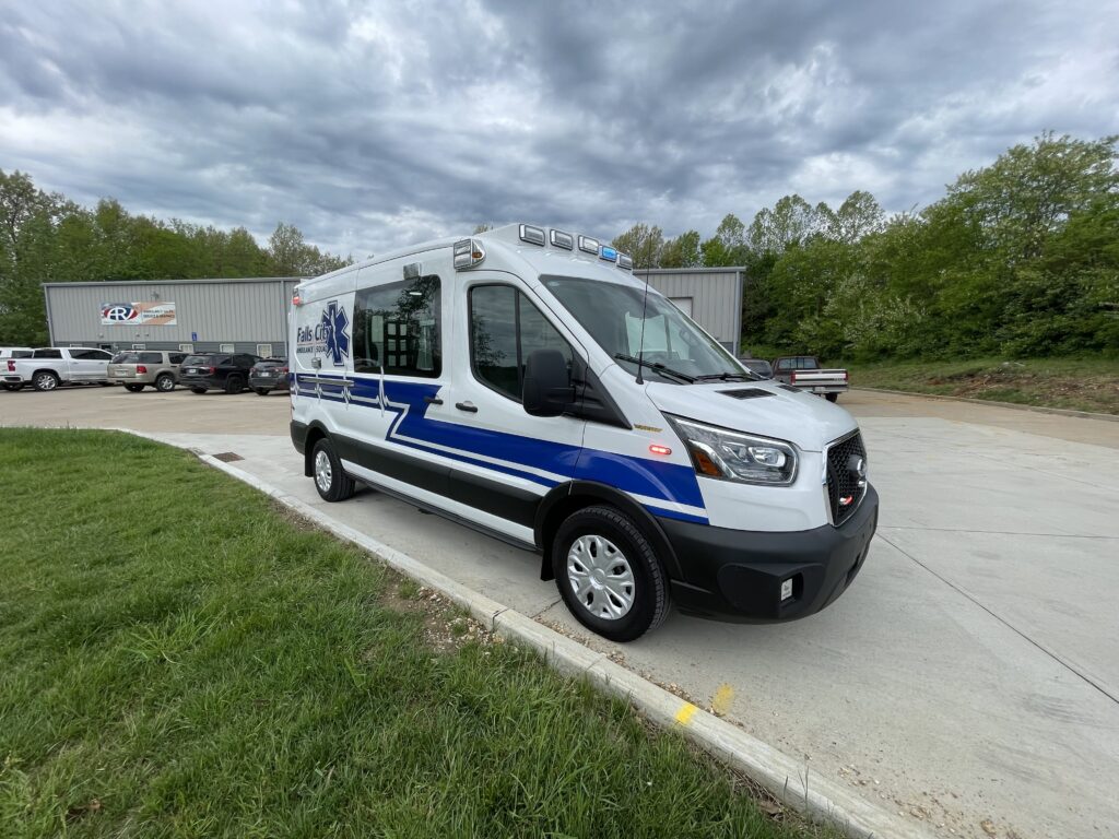 2023 Falls City Volunteer Ambulance Ford Type II AEV Custom Ambulance ...