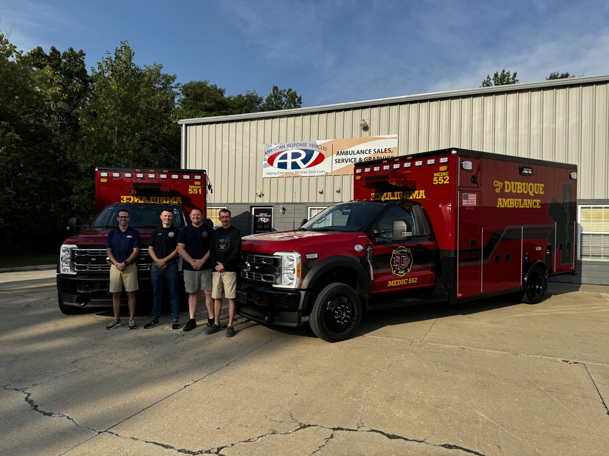 2023 Dubuque Fire Department Ford Type I AEV Traumahawk Custom ...