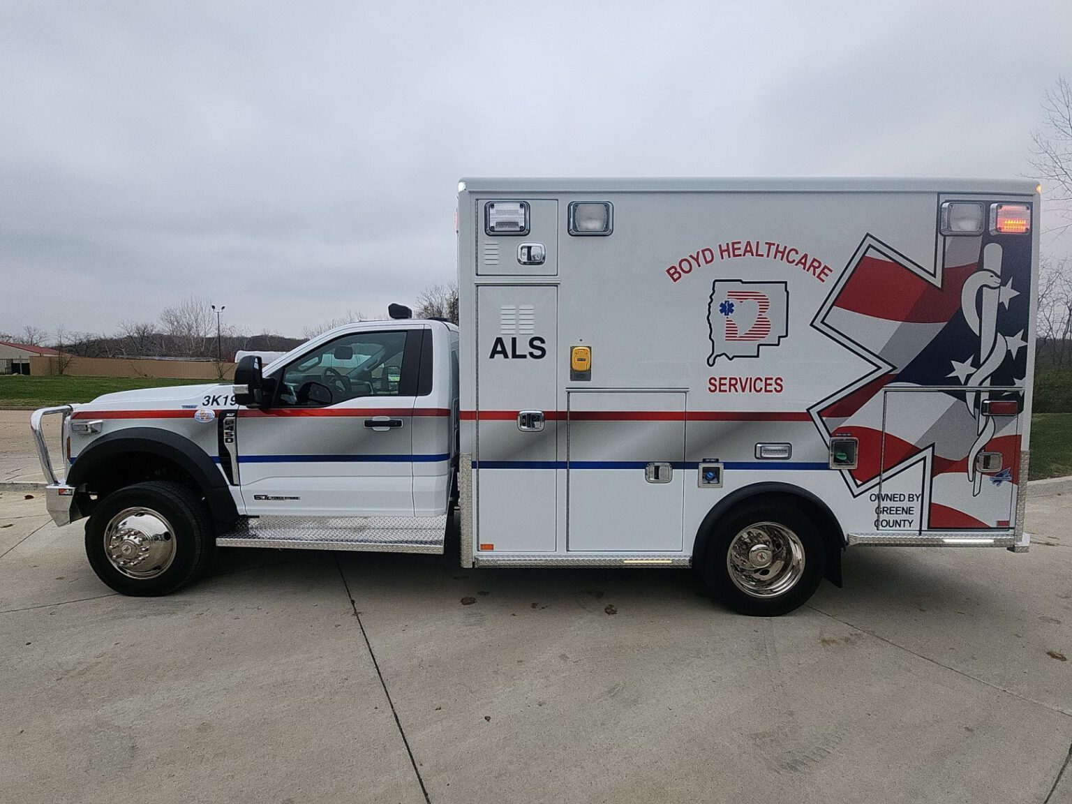 2024 Greene County & Boyd Health Care Ford Type I AEV Traumahawk Custom ...