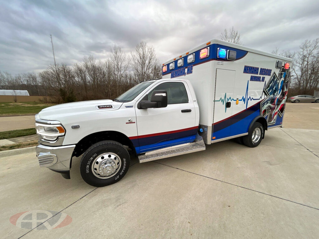 2024 Nemaha Rescue Squad Dodge Type I AEV Traumahawk Custom Ambulance ...