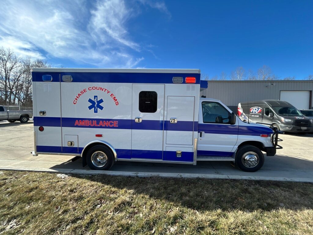 2025 Chase County EMS AEV Traumahawk Ford Type III Custom Ambulance ...