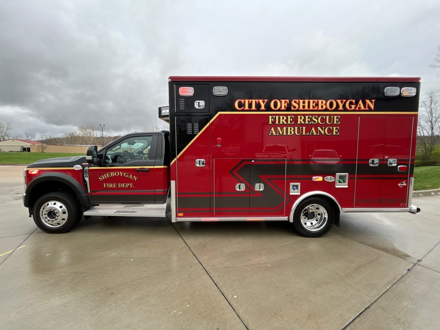 2024 City of Sheboygan Ford Type I AEV Traumahawk Custom Ambulance ...