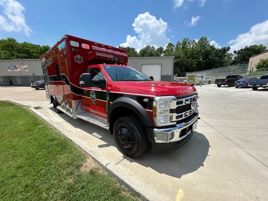 2024 KCKFD Ford Type I AEV Traumahawk Custom Remounted Ambulance ...