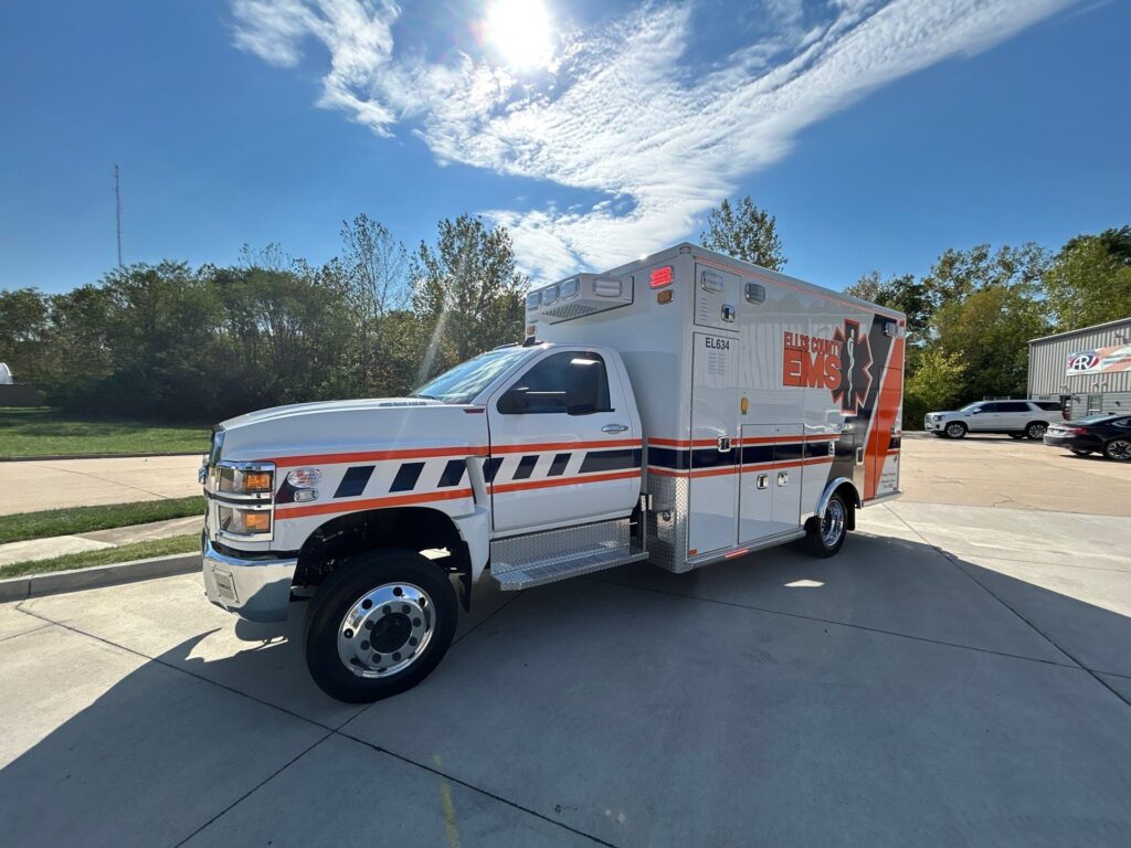 2025 Ellis County EMS Chevrolet Type I AEV Traumahawk Custom Ambulance ...