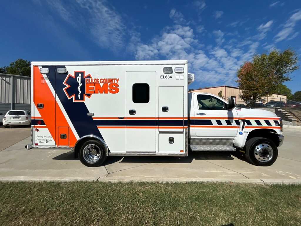 2025 Ellis County EMS Chevrolet Type I AEV Traumahawk Custom Ambulance ...
