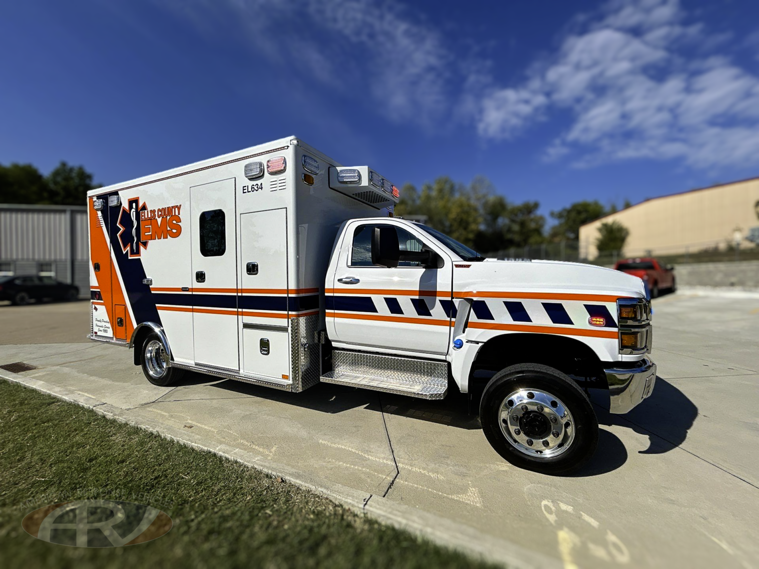 2025 Ellis County EMS Chevrolet Type I AEV Traumahawk Custom Ambulance ...